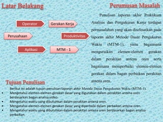 Method Time Measurement | PPTX
