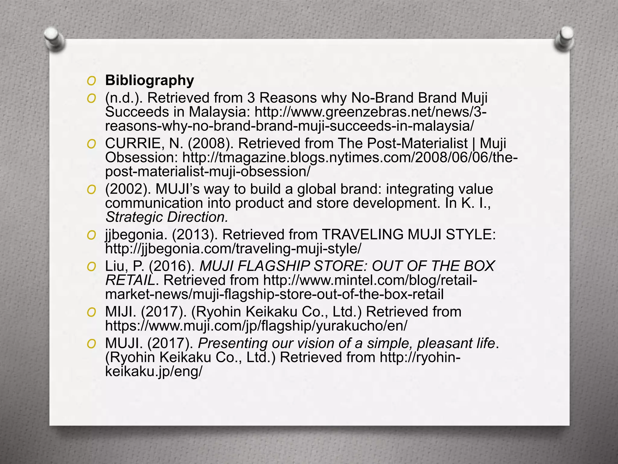 MUJI | PPTX