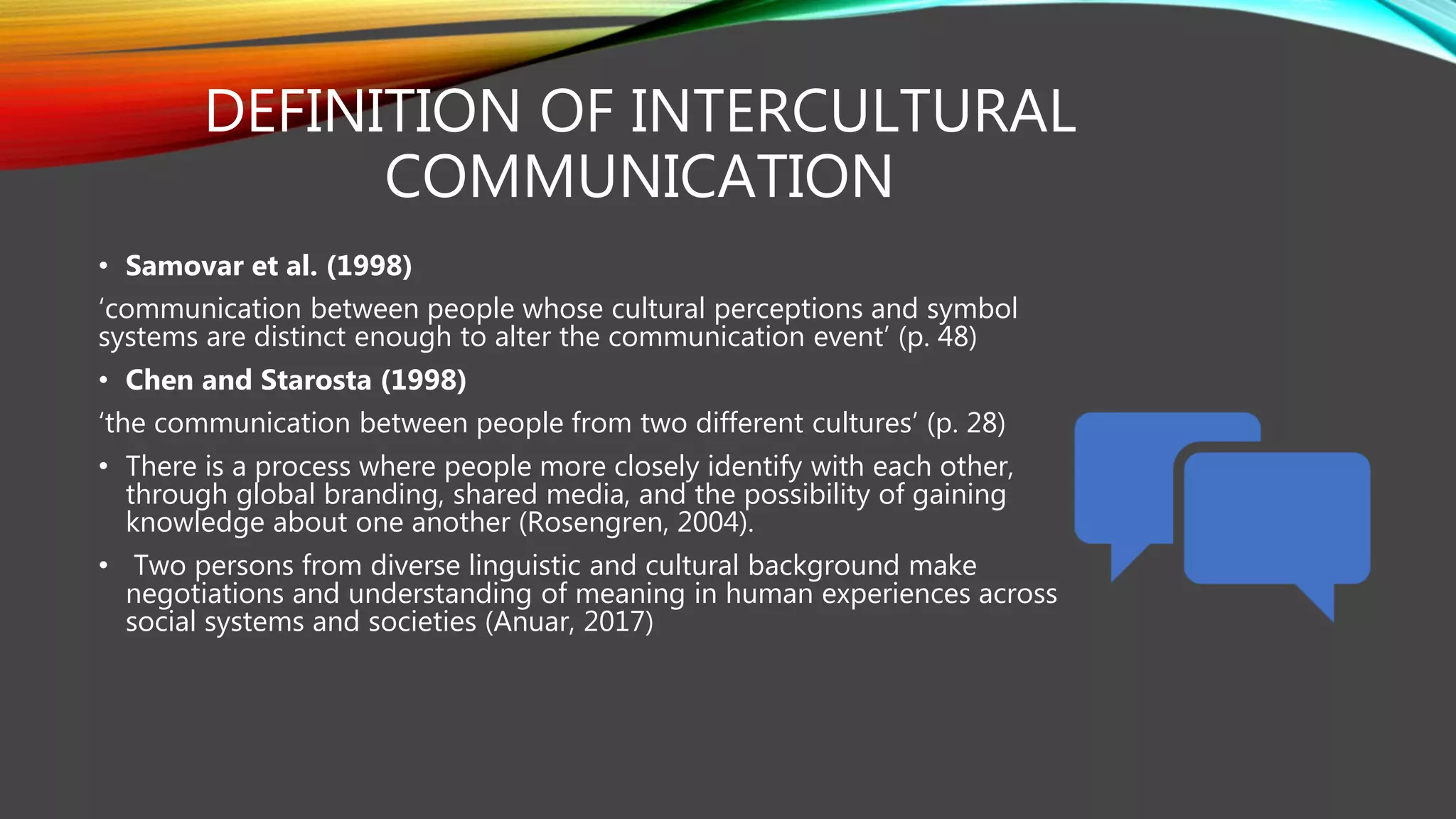 Intercultural communication in Education/ classroom | PPTX