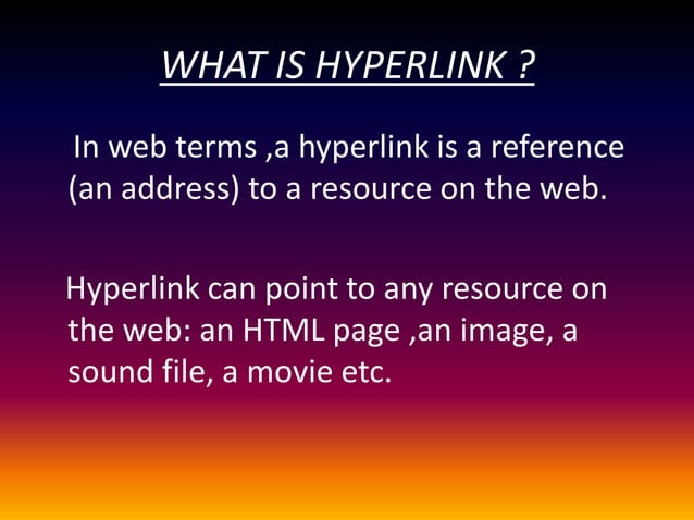 LINKING IN HTML | PPTX