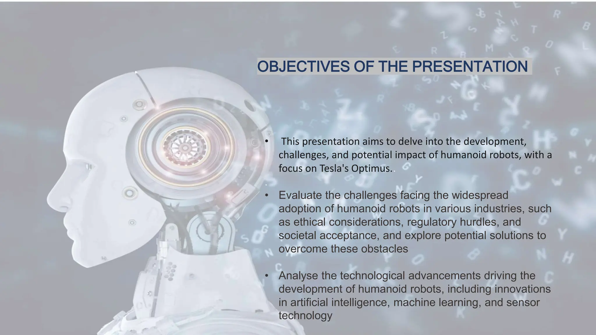 Tesla Humanoid Robot - PPT in 11 Simple Slide | PPTX