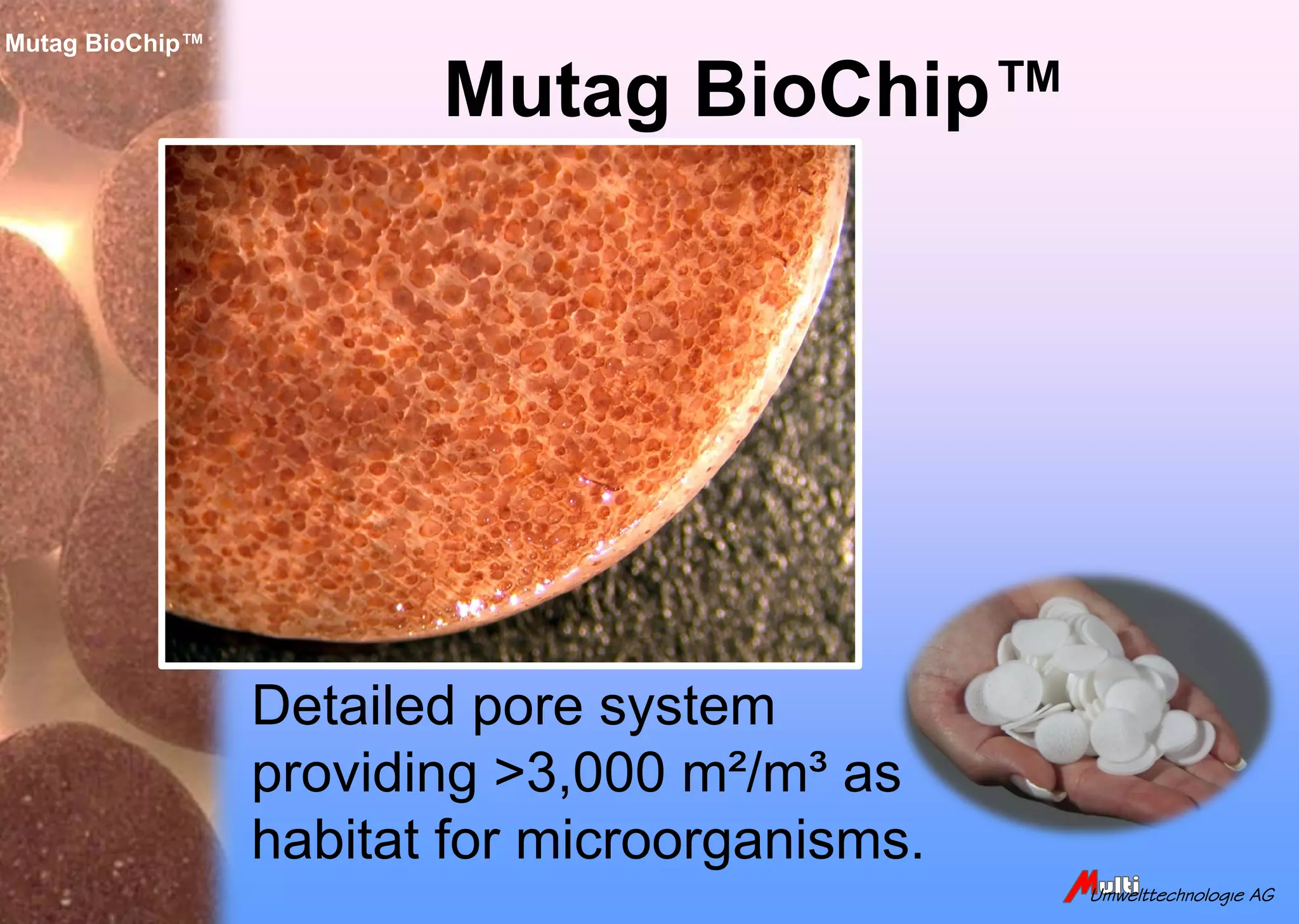 Presentation about Mutag BioChip: 3,000 m2/m3 high-performance biofilm ...