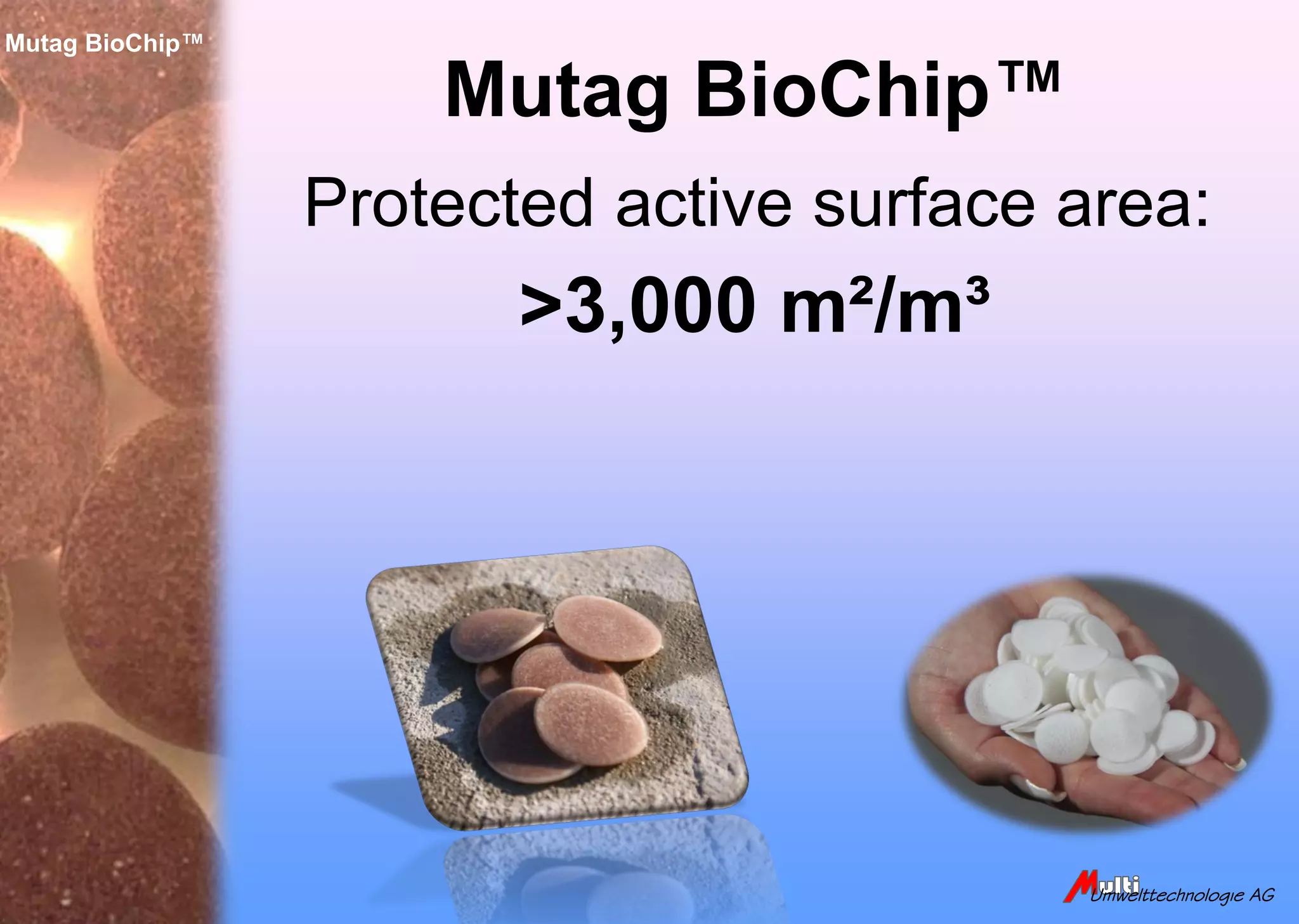 Presentation about Mutag BioChip: 3,000 m2/m3 high-performance biofilm ...