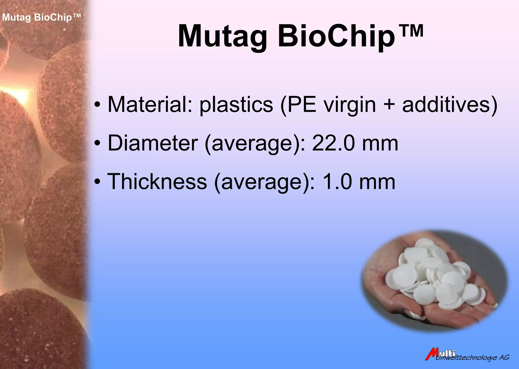 Presentation about Mutag BioChip: 3,000 m2/m3 high-performance biofilm ...