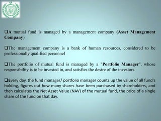Presentation mutual funds | PPT