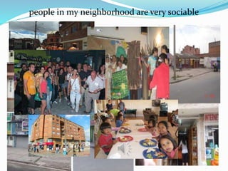 Presentation my neighborhood | PPTX