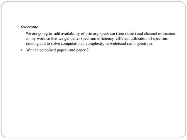 Enhanced Cognitive Radio Network In Dynamic Spectrum Sensing Ppt
