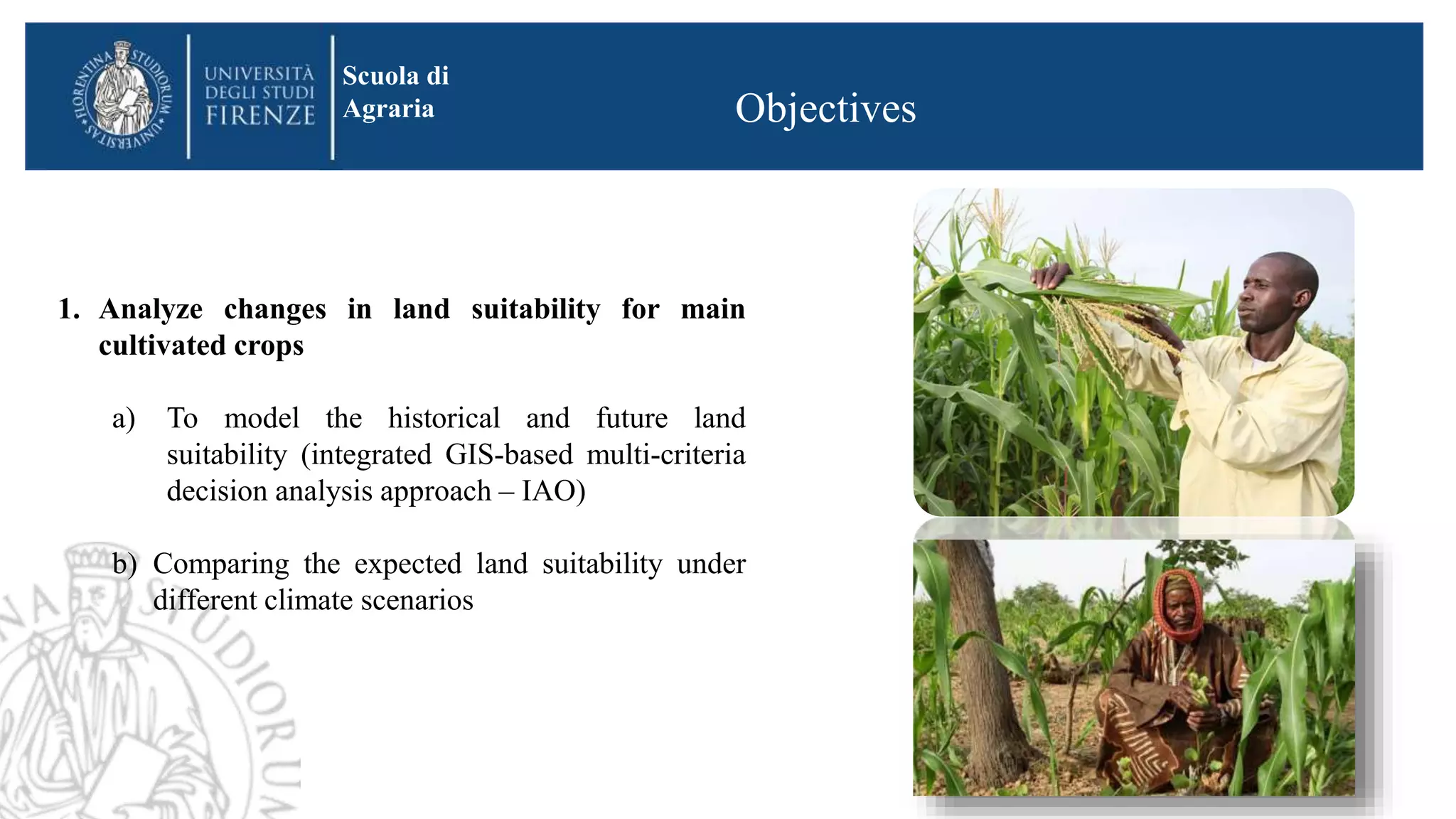 Crop suitability assessment under the perspective of climate change: a ...