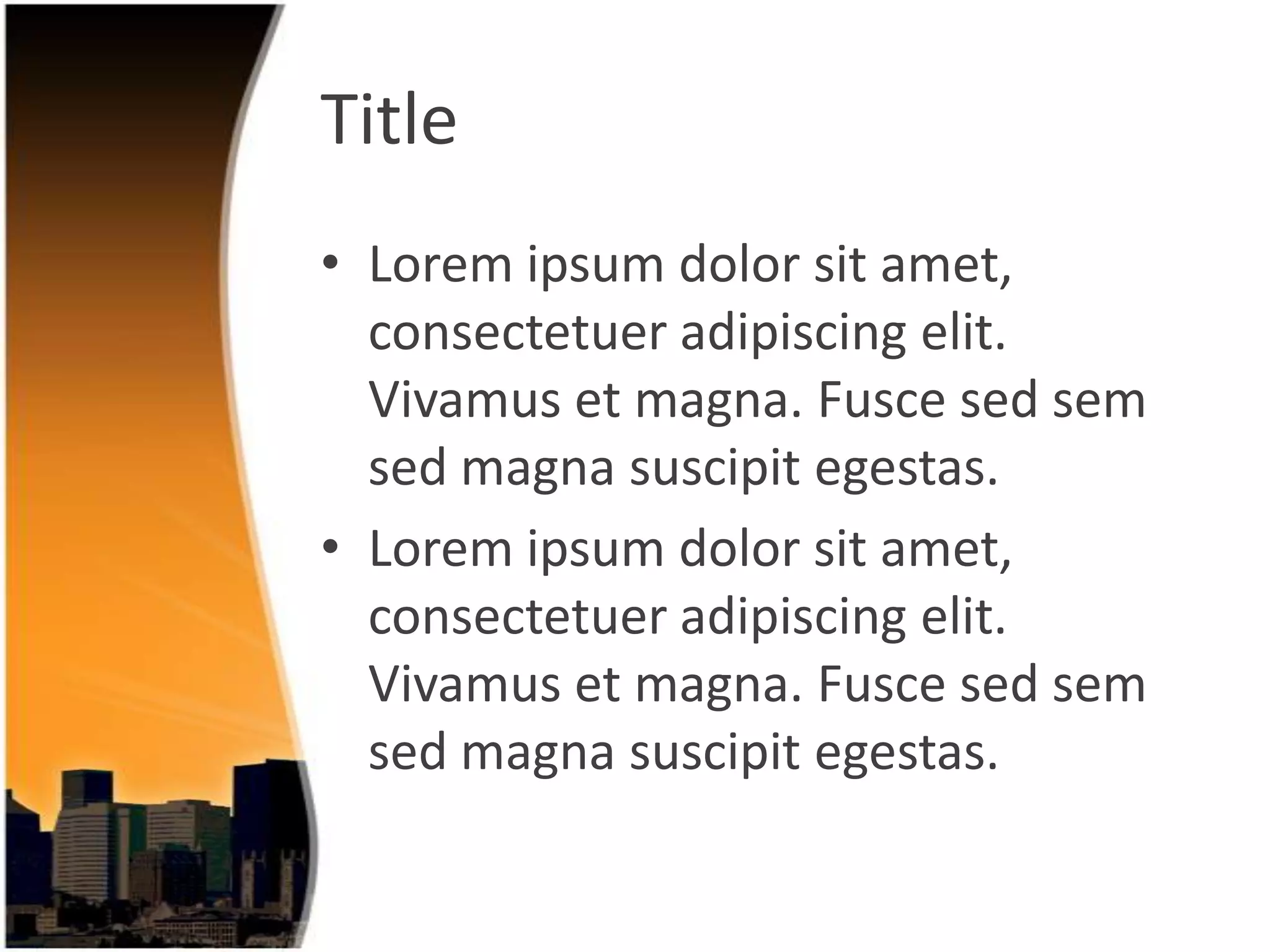 Skyline- Fake Presentation | PPT