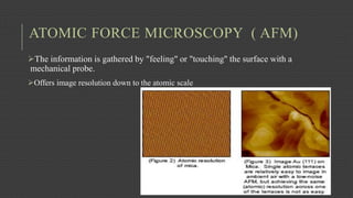 ATOMIC FORCE MICROSCOPY | PPTX