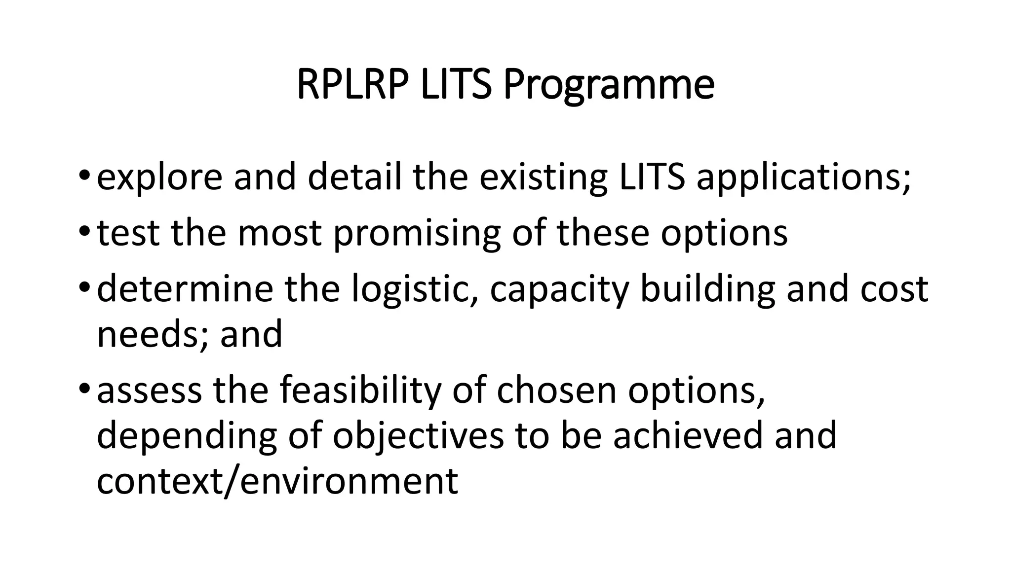 Livestock Identification and Traceability System [LITS] to Enhance ...