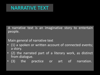 Presentation narrative text | PPTX