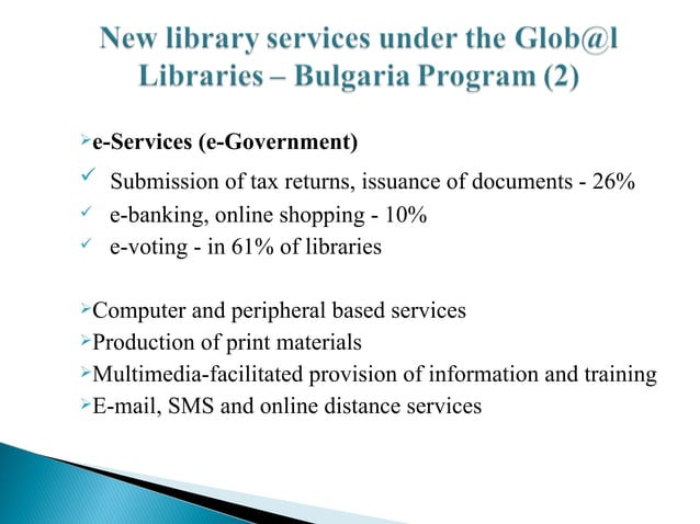 Innovative Library Services | PPT
