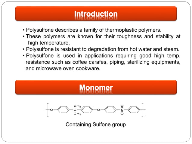 Polysulfone | PPTX