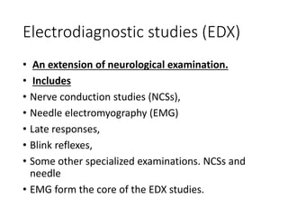 Basic overview of nerve conduction studies | PPTX