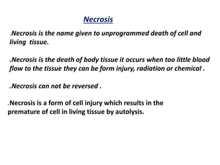 Presentation necrosis | PPT