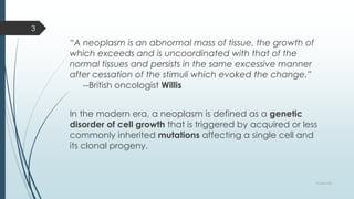 Introduction to Neoplasia | PDF