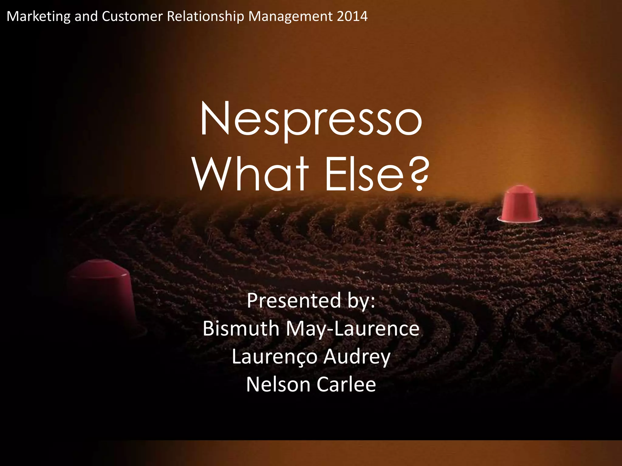 Presentation nespresso | PPTX