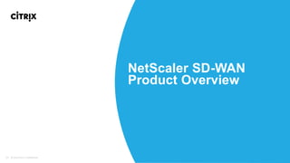 Presentation NetScaler SD-WAN | PPTX