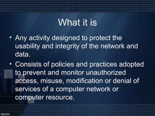 Presentation network security | PPT