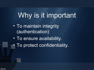 Presentation network security | PPT