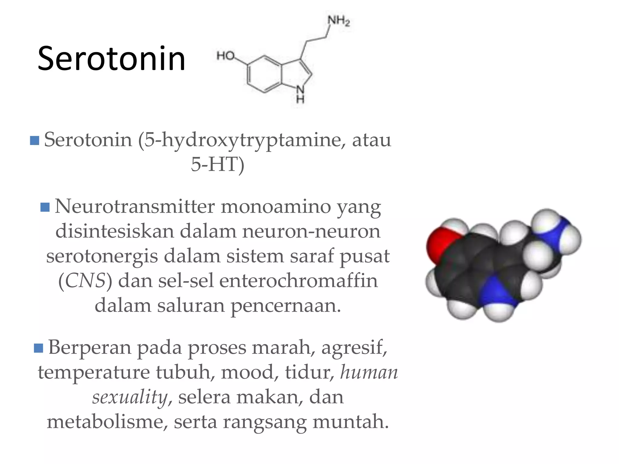 Neurotransmitter serotonin Presentation | PPT