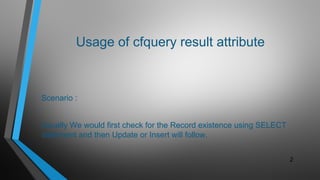 Coldfusion Tips and Tricks | PPT