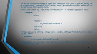 Coldfusion Tips and Tricks | PPT