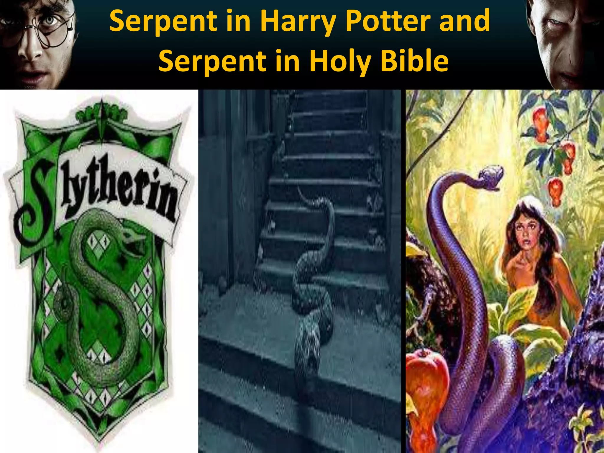 Comparison between Harry Potter and Holy Bible | PPTX