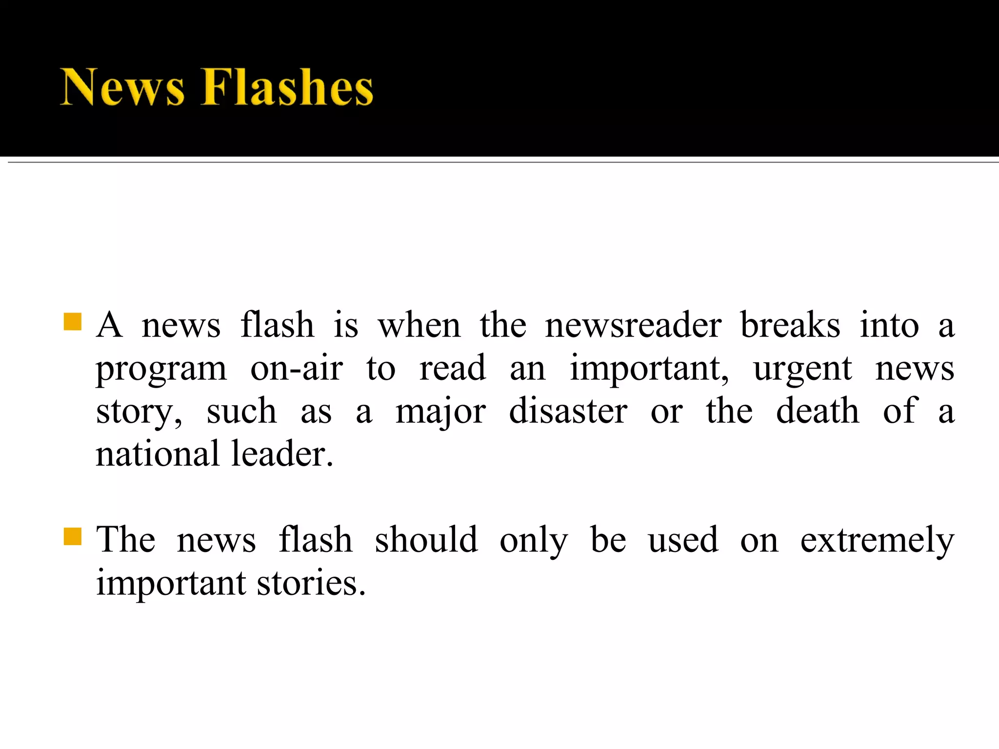 Presentation news bulletin | PPT