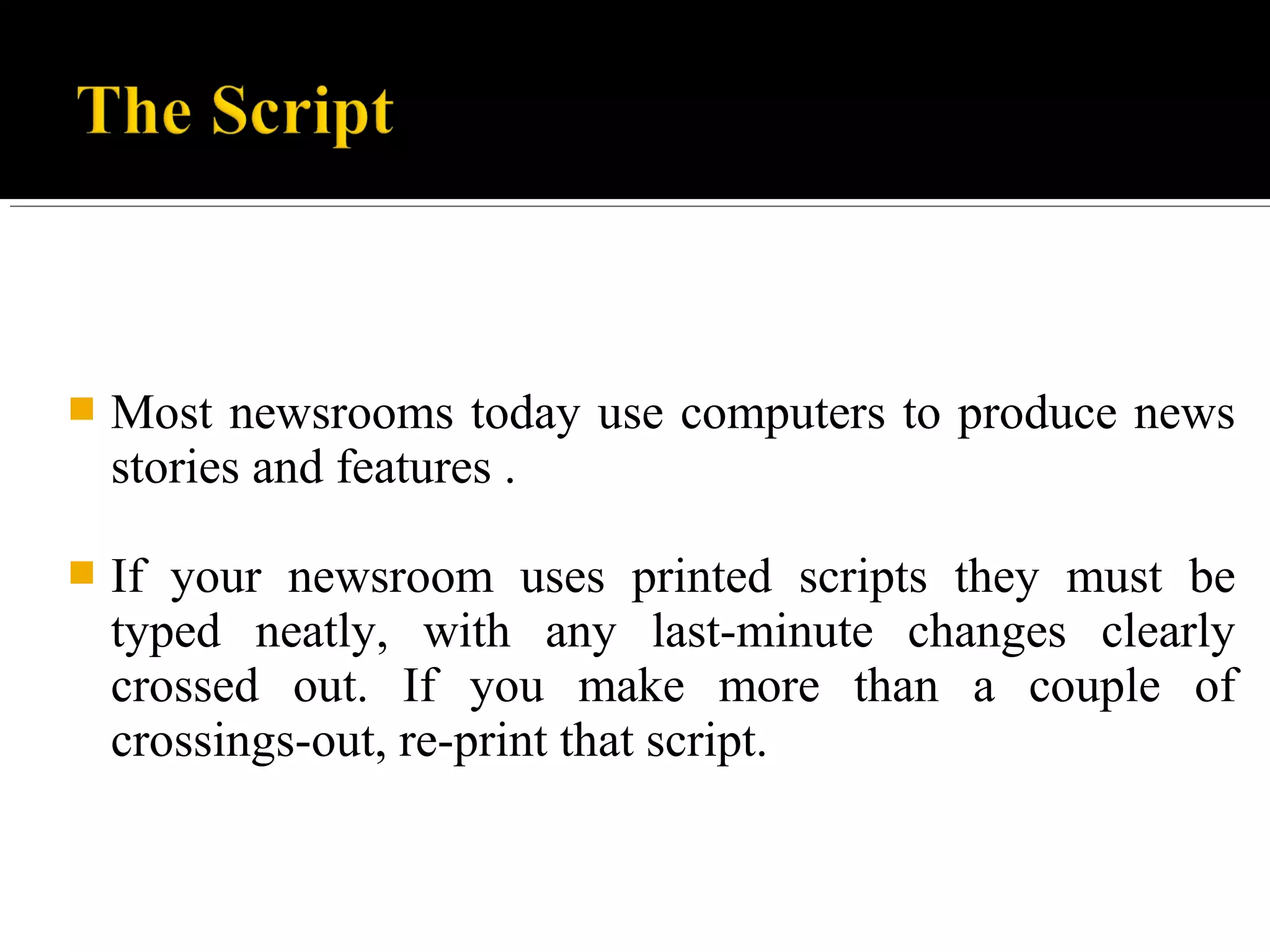 Presentation news bulletin | PPT