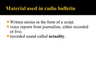 Presentation news bulletin | PPT