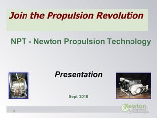 Presentation Newton 2010 | PPT
