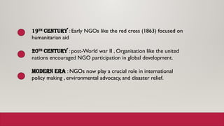 Presentation NGO a non governmental oraganisation | PPTX
