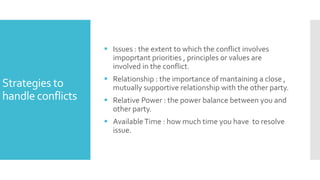 Conflict management | PPTX