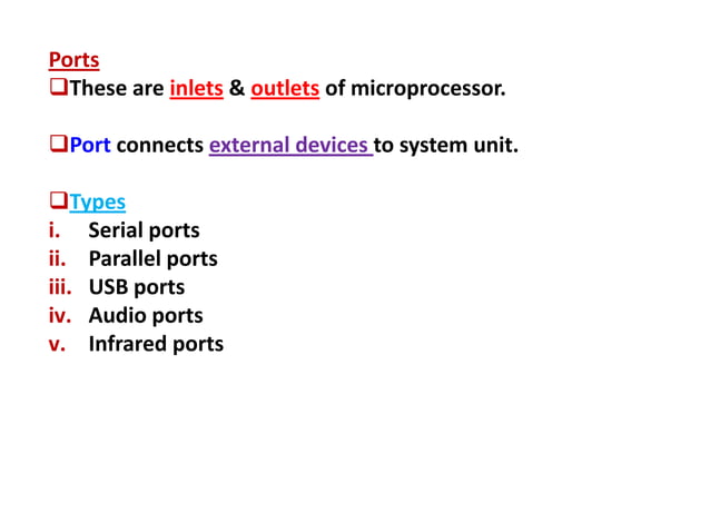 COMPONENTS OF SYSTEM UNIT | PPTX
