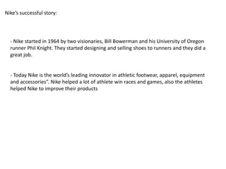 Presentation nike | PPT