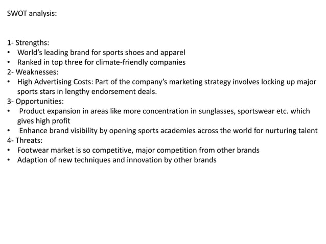 Presentation nike | PPT