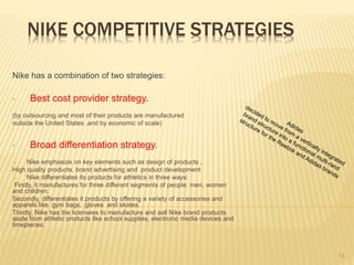 Case Study presentation on NIKE | PPTX