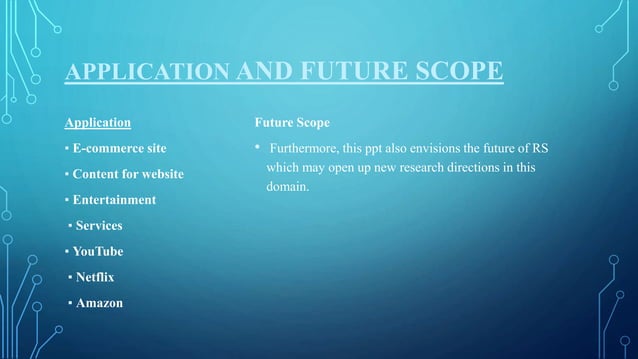 recommendation system techunique and issue | PPT