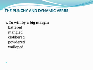 Sports writing tips, the do's and don t's to improve writing skills | PPTX