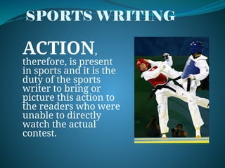 Sports writing tips, the do's and don t's to improve writing skills | PPTX