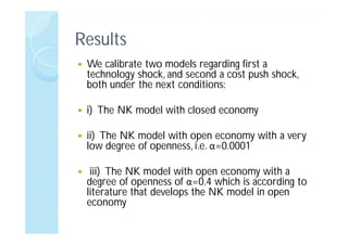 New Keynesian Model in Open Economy | PPT