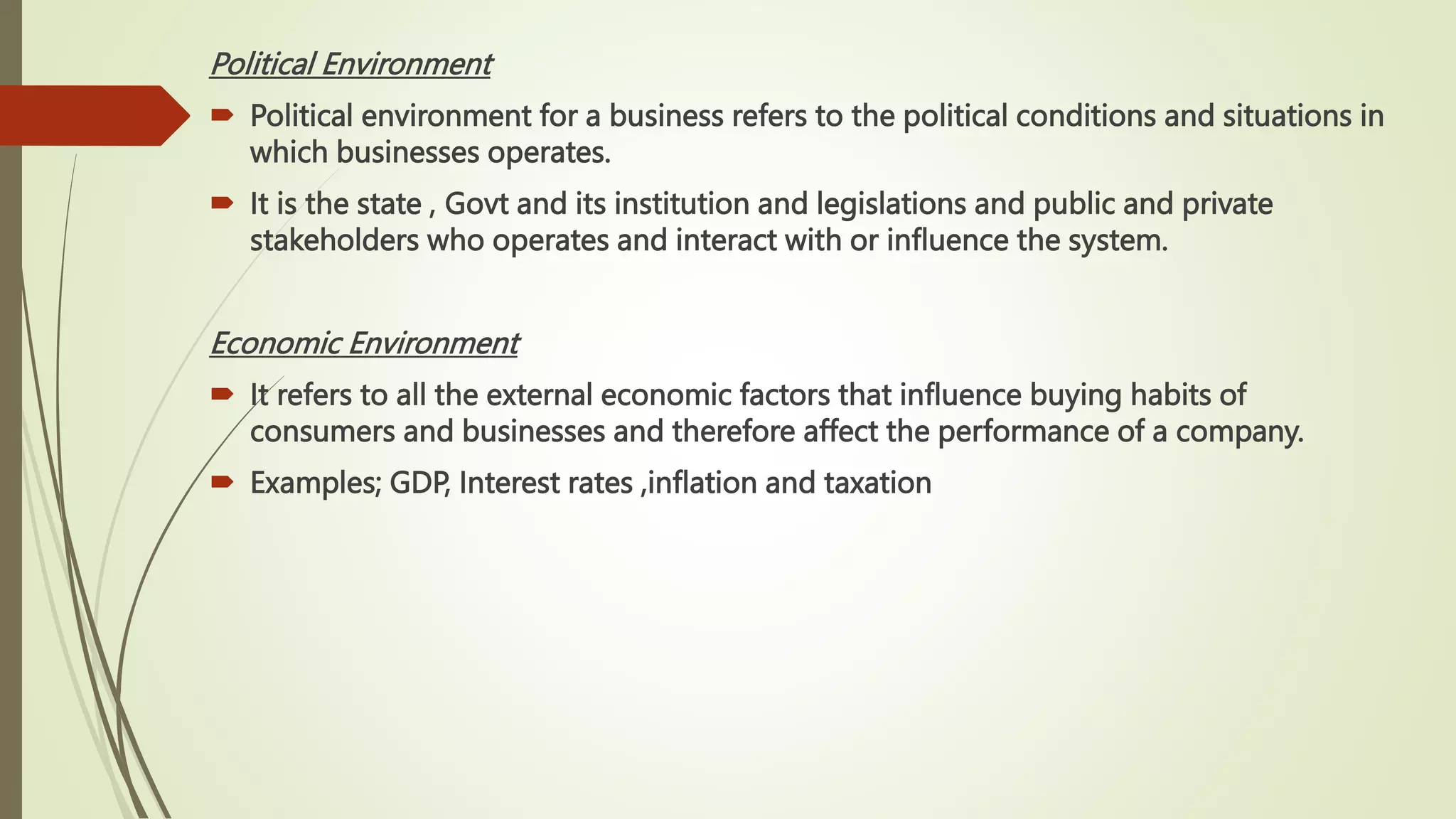 EXTERNAL ENVIRONMENT OF BUSINESS | PPTX