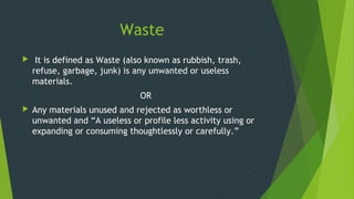 Solid Waste Management | PPT