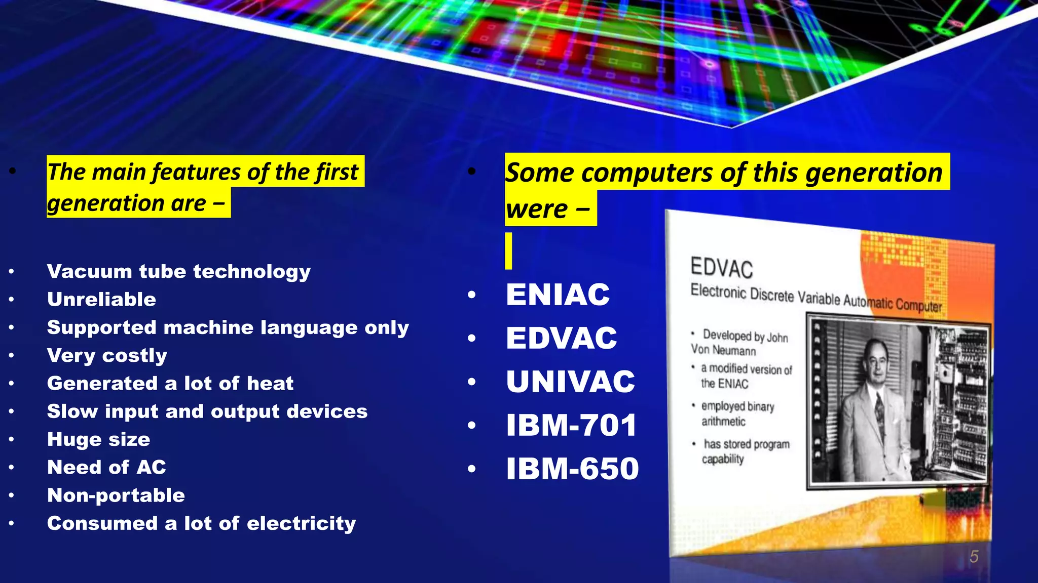 Computer Generations | PPTX | Desktops | Computing