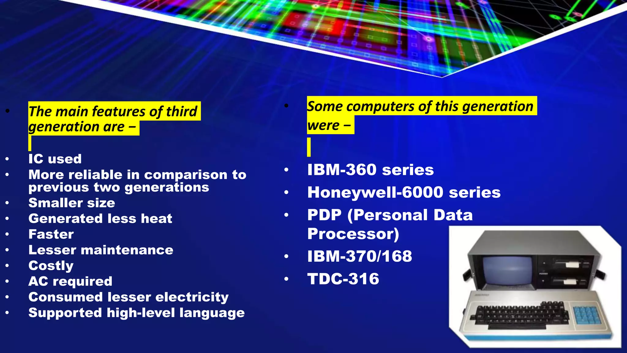 Computer Generations | PPTX | Desktops | Computing