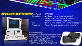 Computer Generations | PPTX | Desktops | Computing