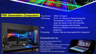 Computer Generations | PPTX | Desktops | Computing