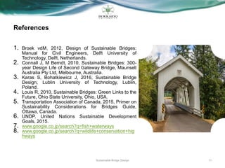 Sustainable Bridge Design | PPTX